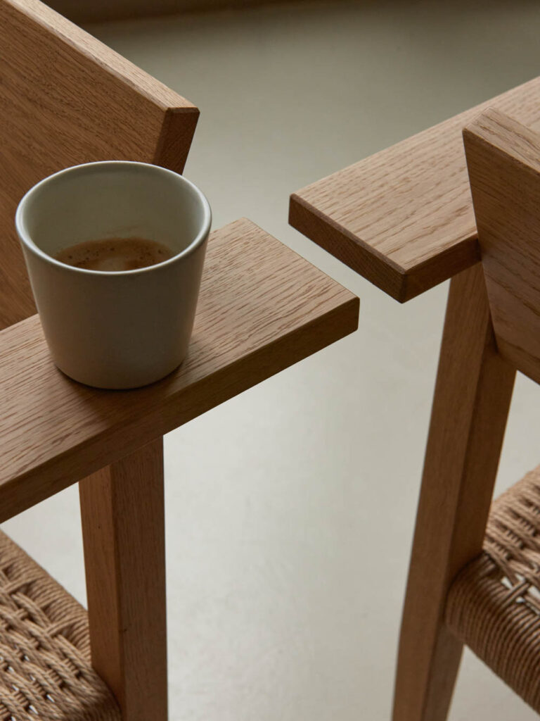 Handmade Oak Stool - Atelier Sukha