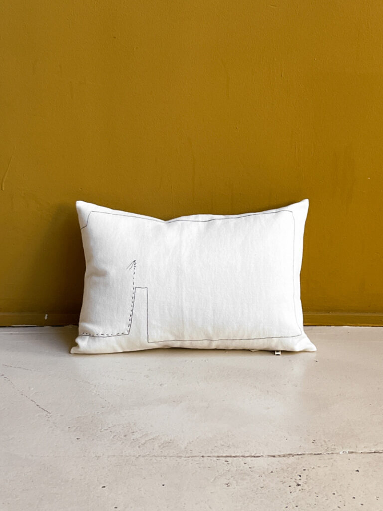 Mini Cushion Spirit Graphic Coconut - Atelier Sukha